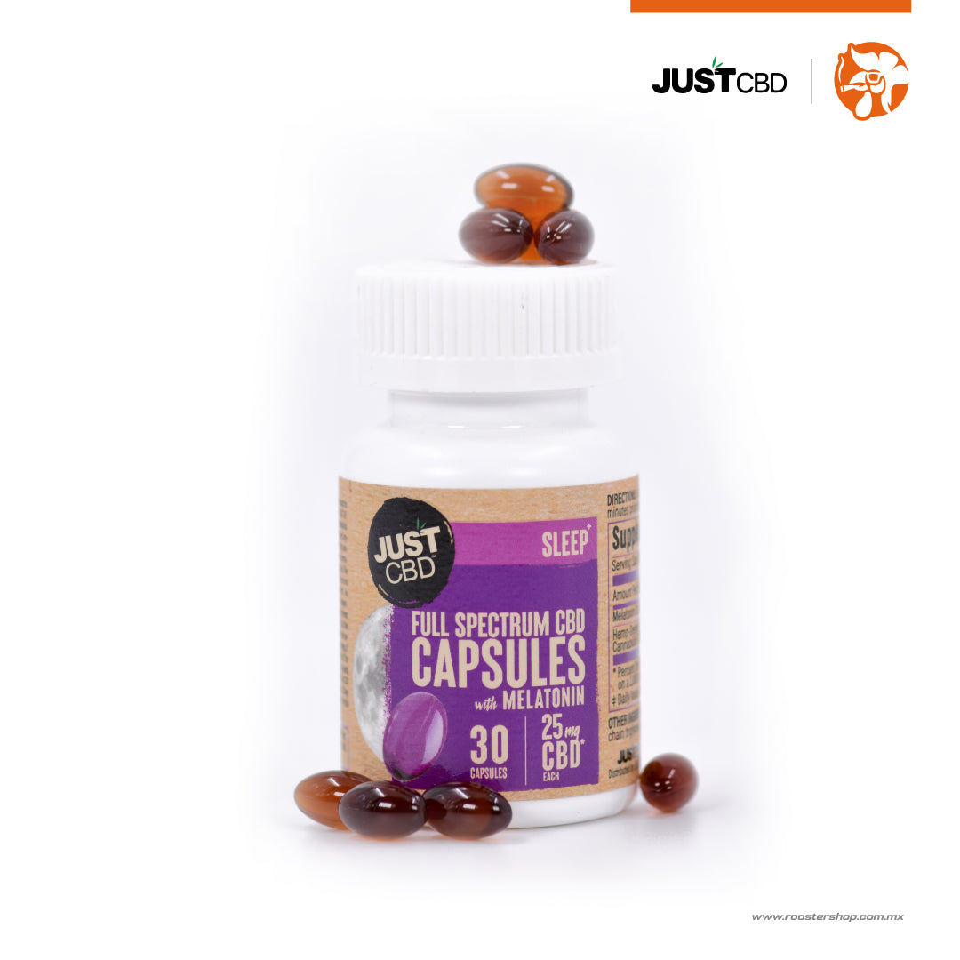 Just CBD® Sleep Full Spectrum Melatonin Capsules – Roostershop